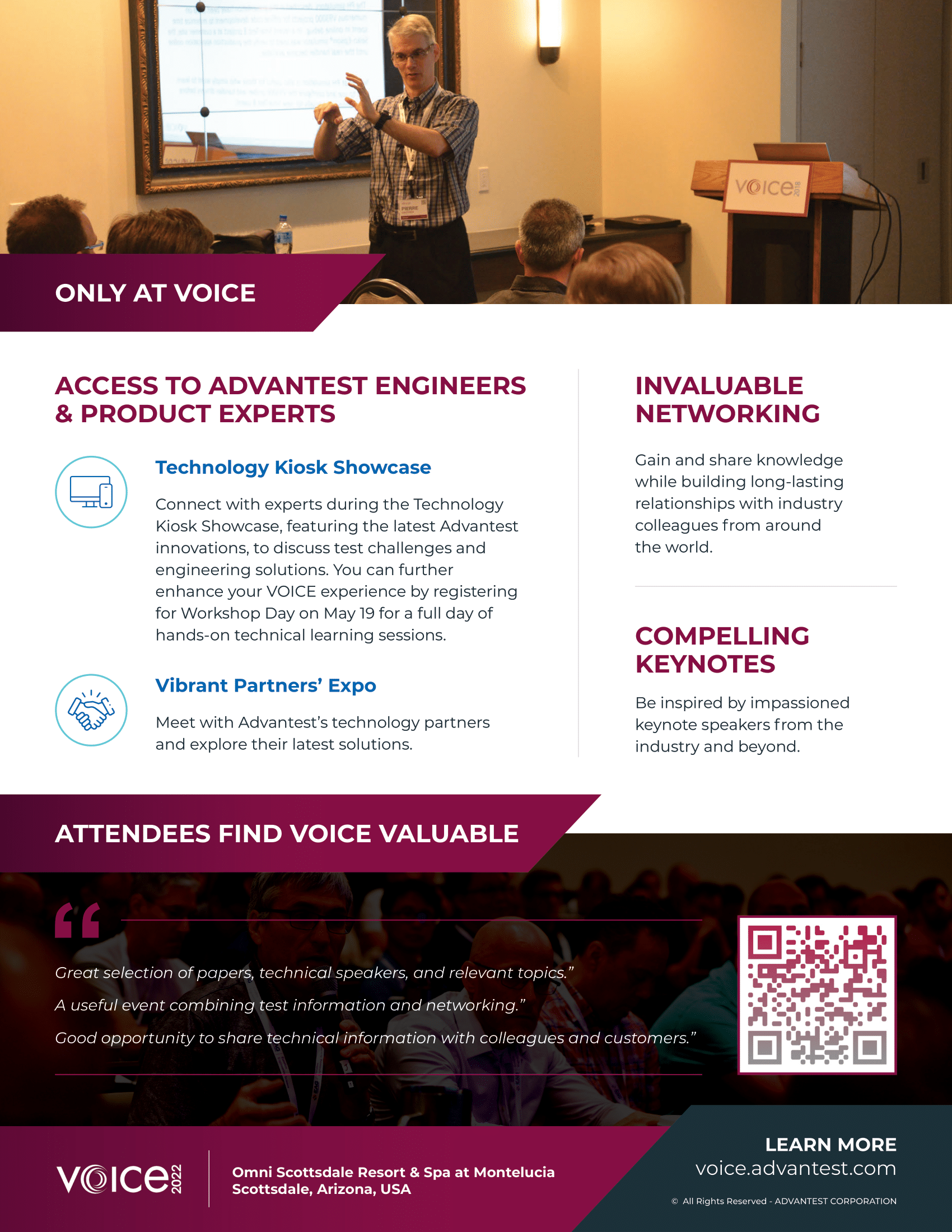 Spread the Word – Advantest VOICE
